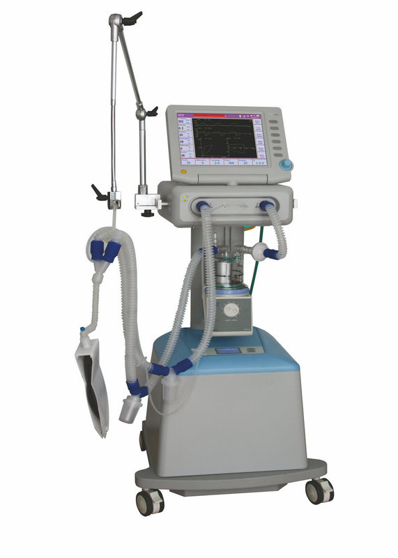 Rotate Screen 100bpm ICU Hospital Ventilators SIMV Respiratory Machine ...